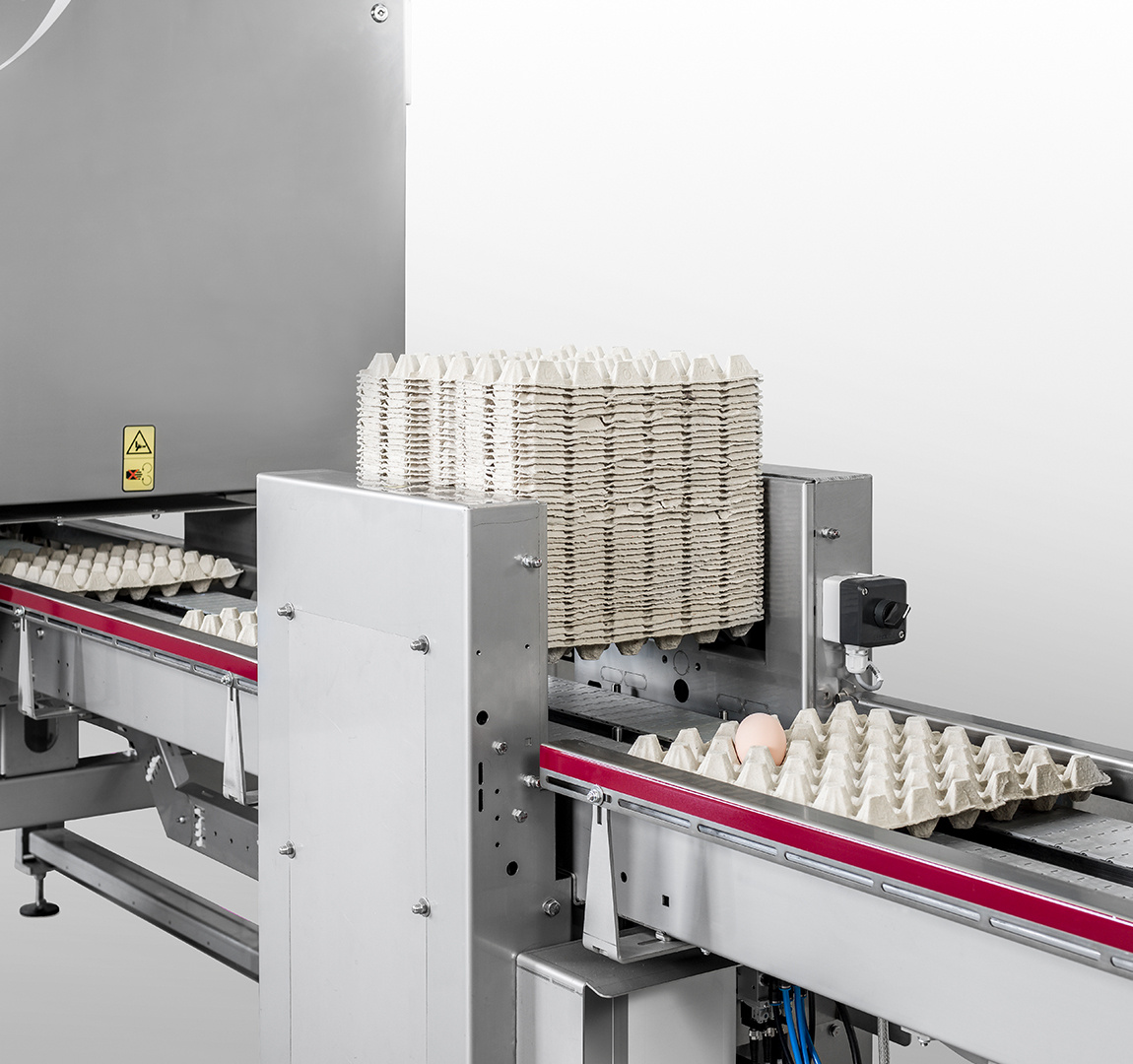 Empty tray stacker - Vencomatic Group